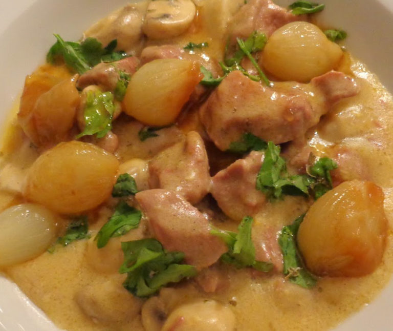 Kalfsblanquette – Schoolkeuken